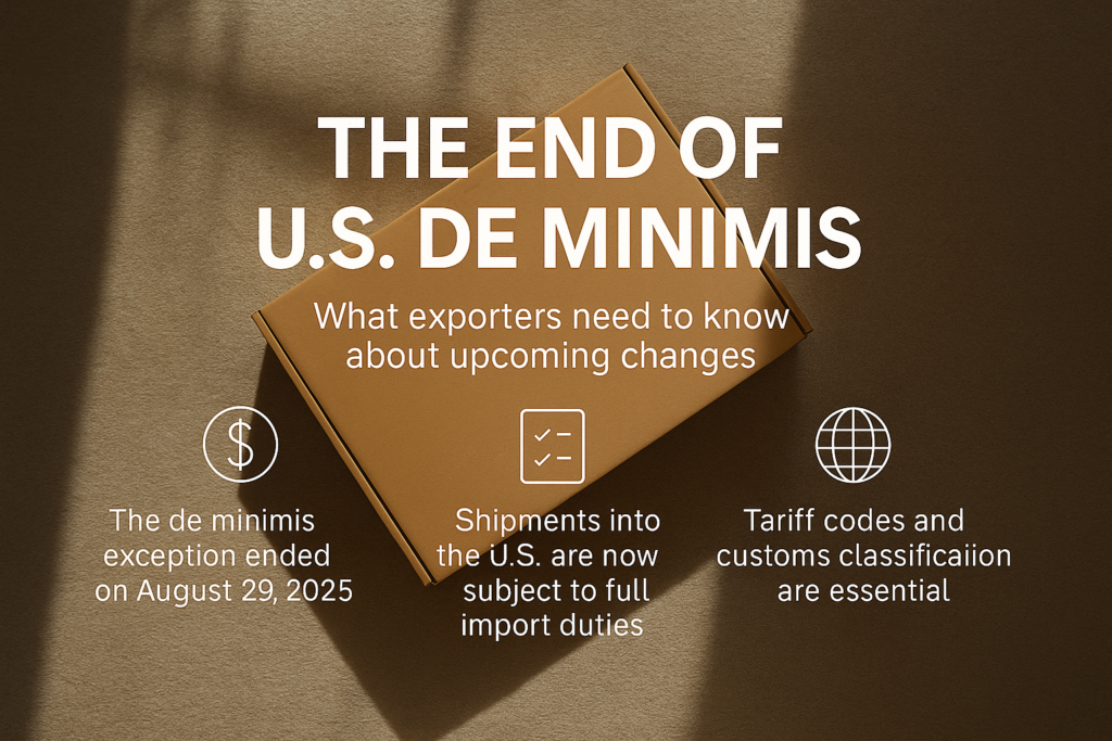 TariffTel - How to navigate tariffs after the end of de minimis?